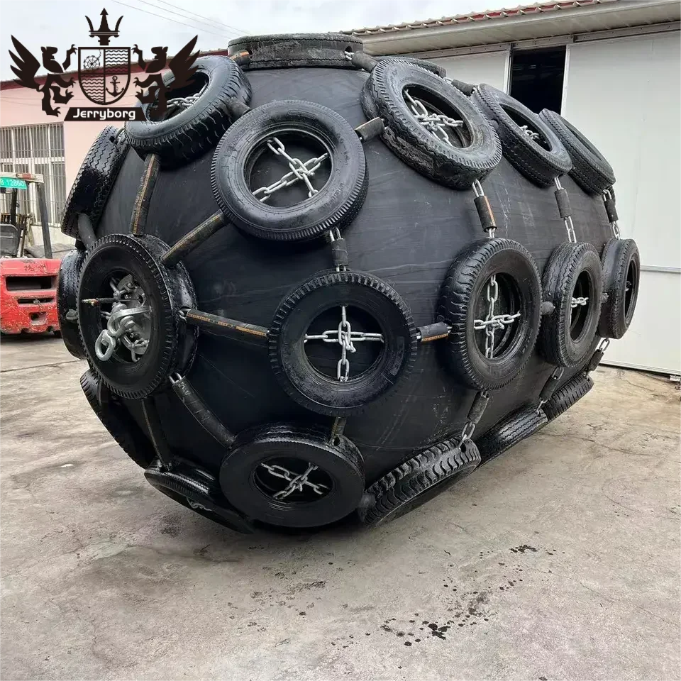 Submarine Iso 9001 Yokohama Pneumatic Rubber Fenders With Chains And ...