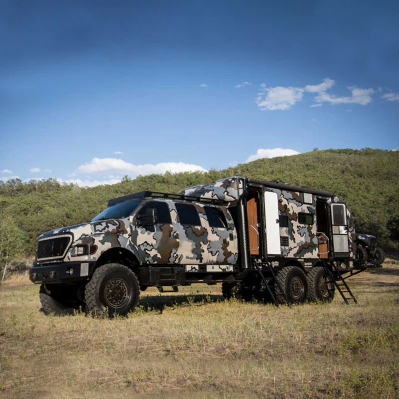 Expedition Sleek Pickup Customized Truck 4x4 Overland Long Bed Truck ...