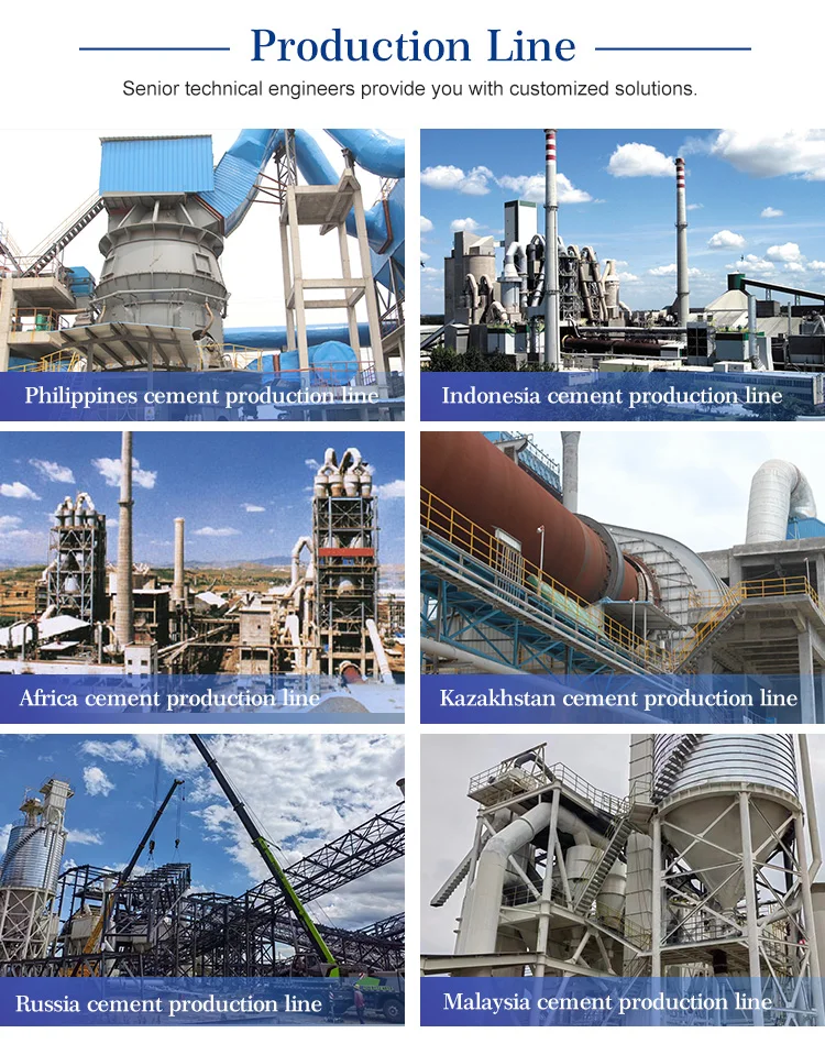 Automatic Complete Industrial Cement Factory Project Cement Production ...