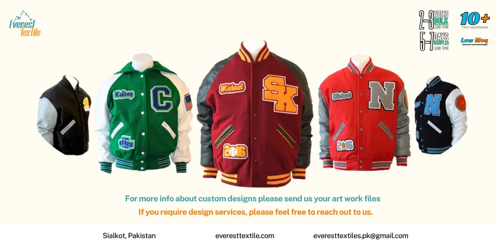 New Customizable Varsity Jacket for Men and With High Quality and ...