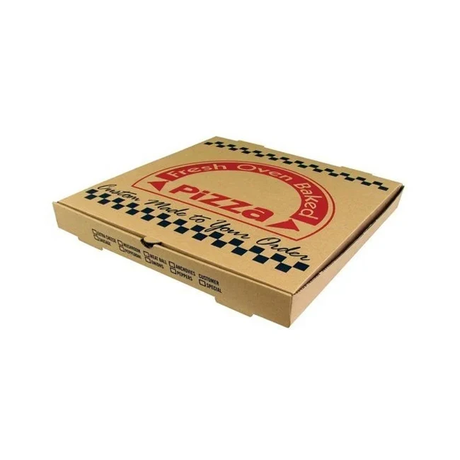 Indian Trading Pizza Box Paper Food Packaging Box Disposable ...