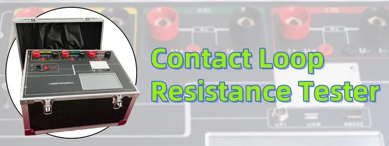 Accurate 100A High Voltage Switch Resistance Tester Circuit Breaker ...