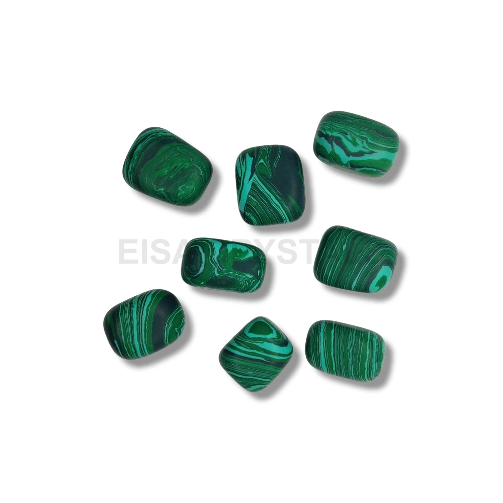 Malachite Synthetic Tumbled Stone Crystal Tumbled Stone Wholesale ...