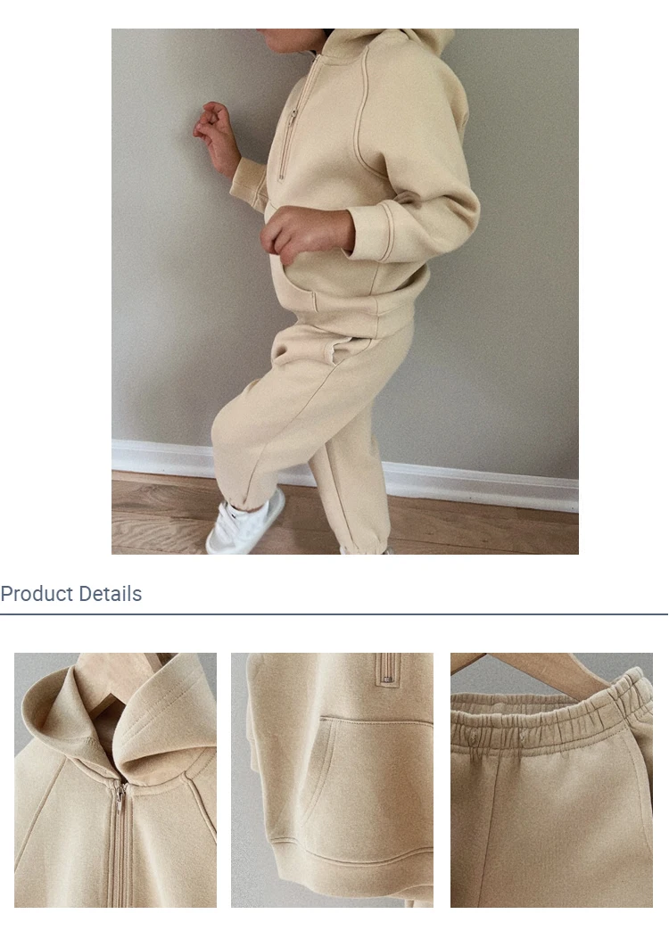 Oem Custom Kids Fall Clothes Outfit Hoodie Sweatshirt Sweatpants ...
