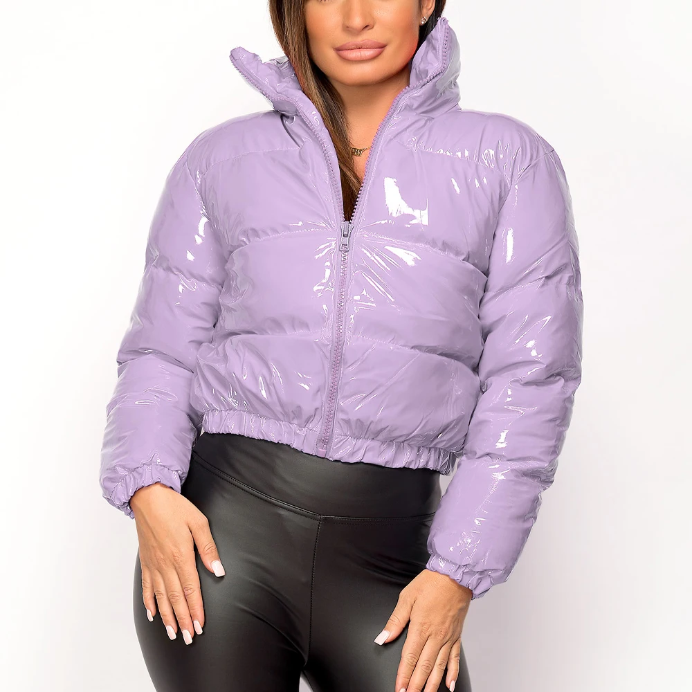 Women Puffer Bubble Crop Coats - Winter Fashion Essentials