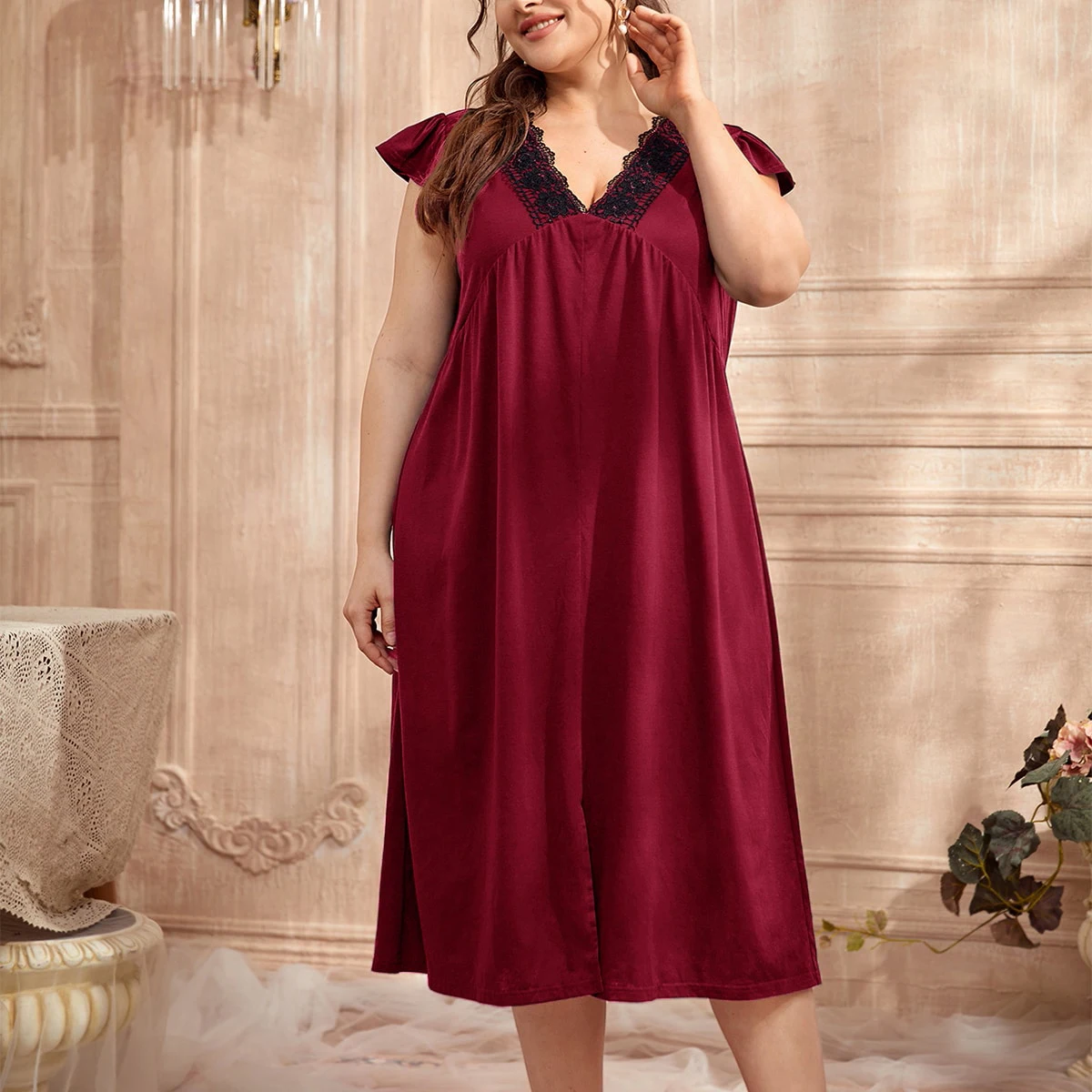 Summer Nightgown Women's Nightdress Plus Size Women Night Wear ...