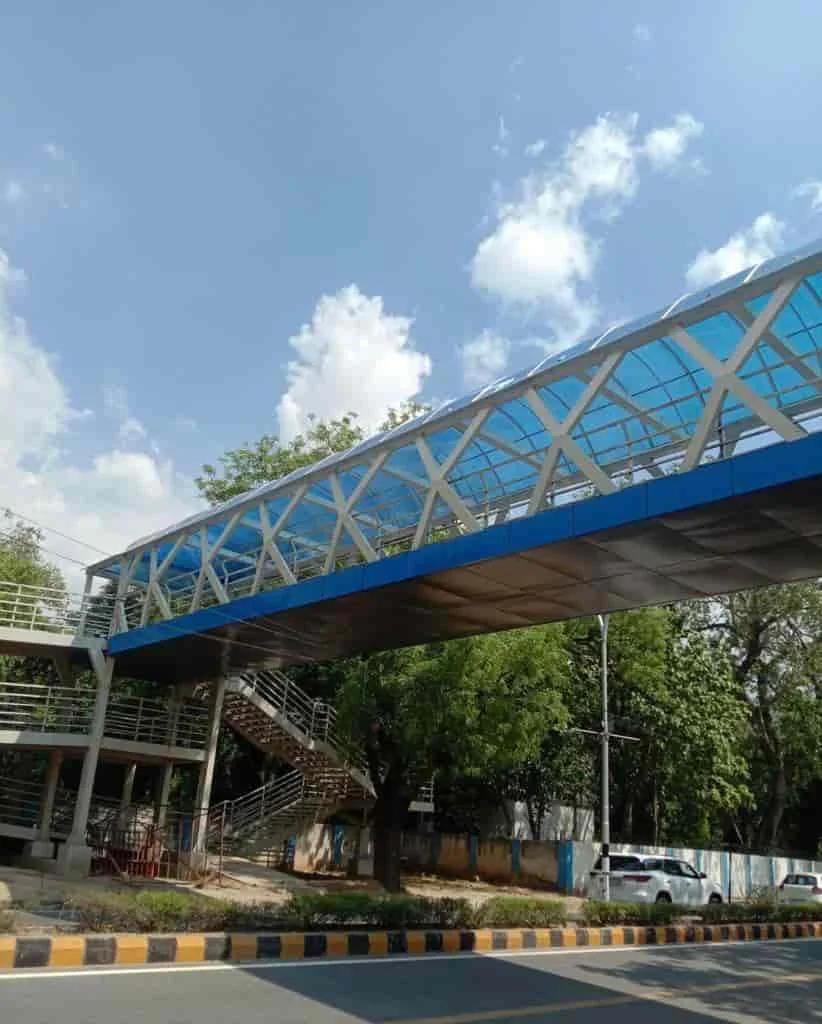 Heavy Steel Arch Truss Bridge with Welding Bending Cutting Services ...