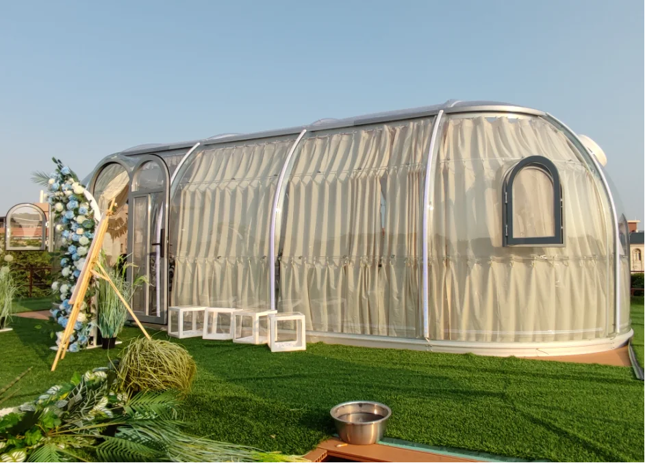 Wholesale Big Bubble Dome Outdoor 4x8m Tent Transparent Pc Geodesic ...