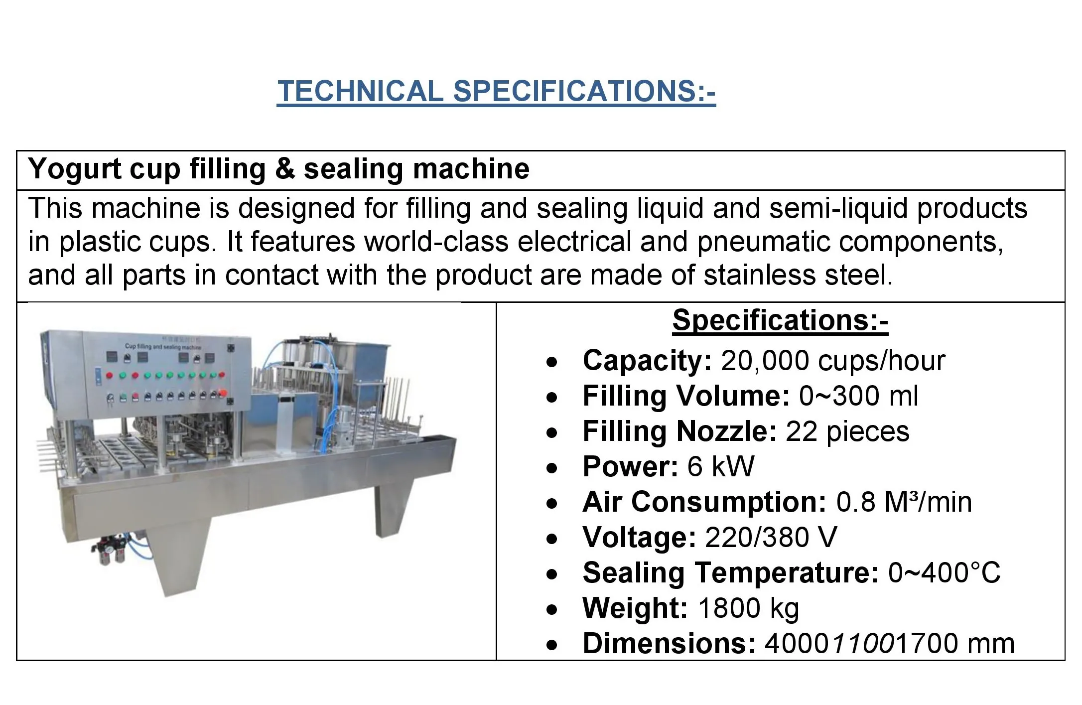 Automatic Dairy Processing Packaging Machinery for Cheese Mayonnaise Yoghurt Making for Milk and ...