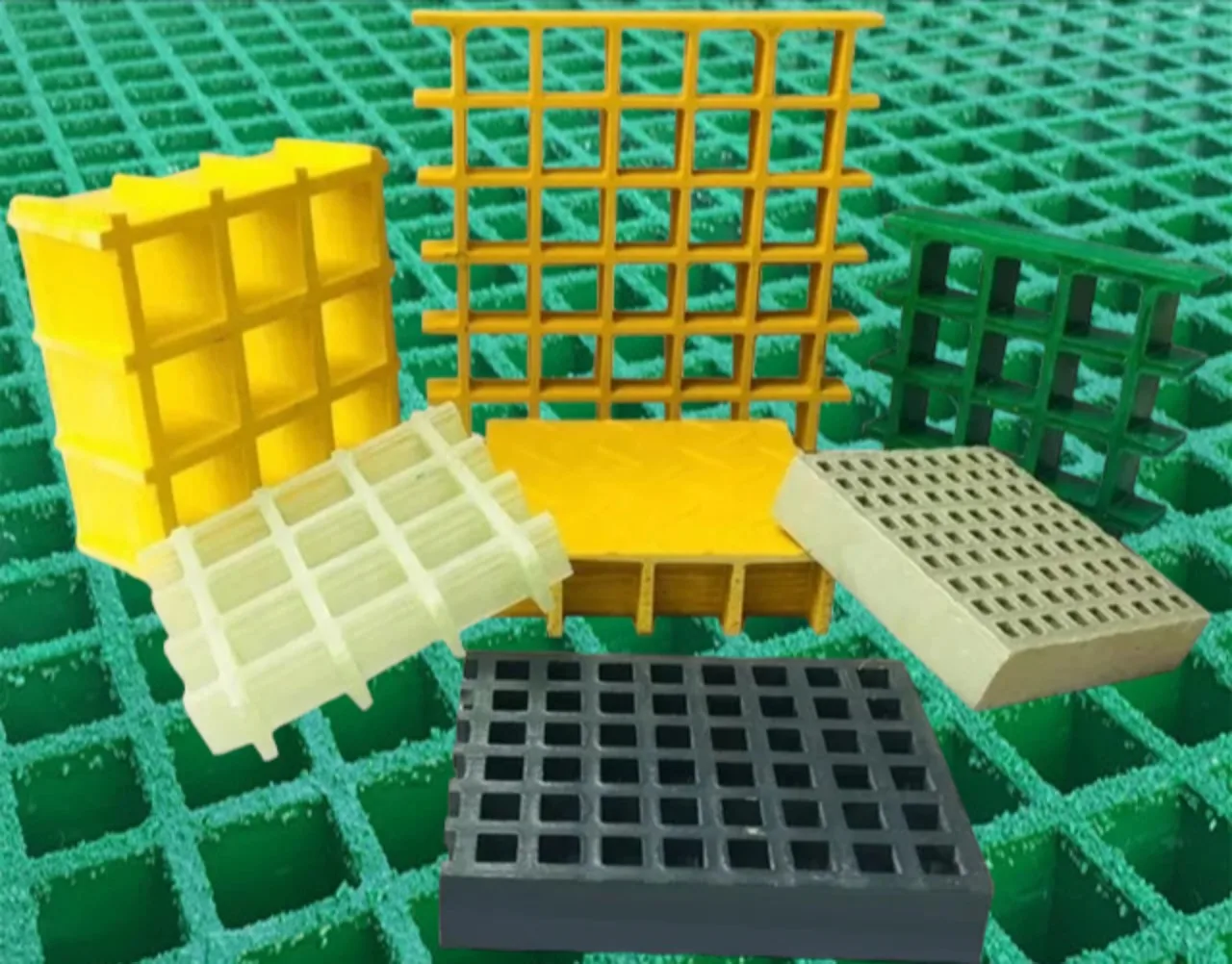 Outdoor Safety Frp Grating Top New Fiberglass High-strength Slip-proof ...