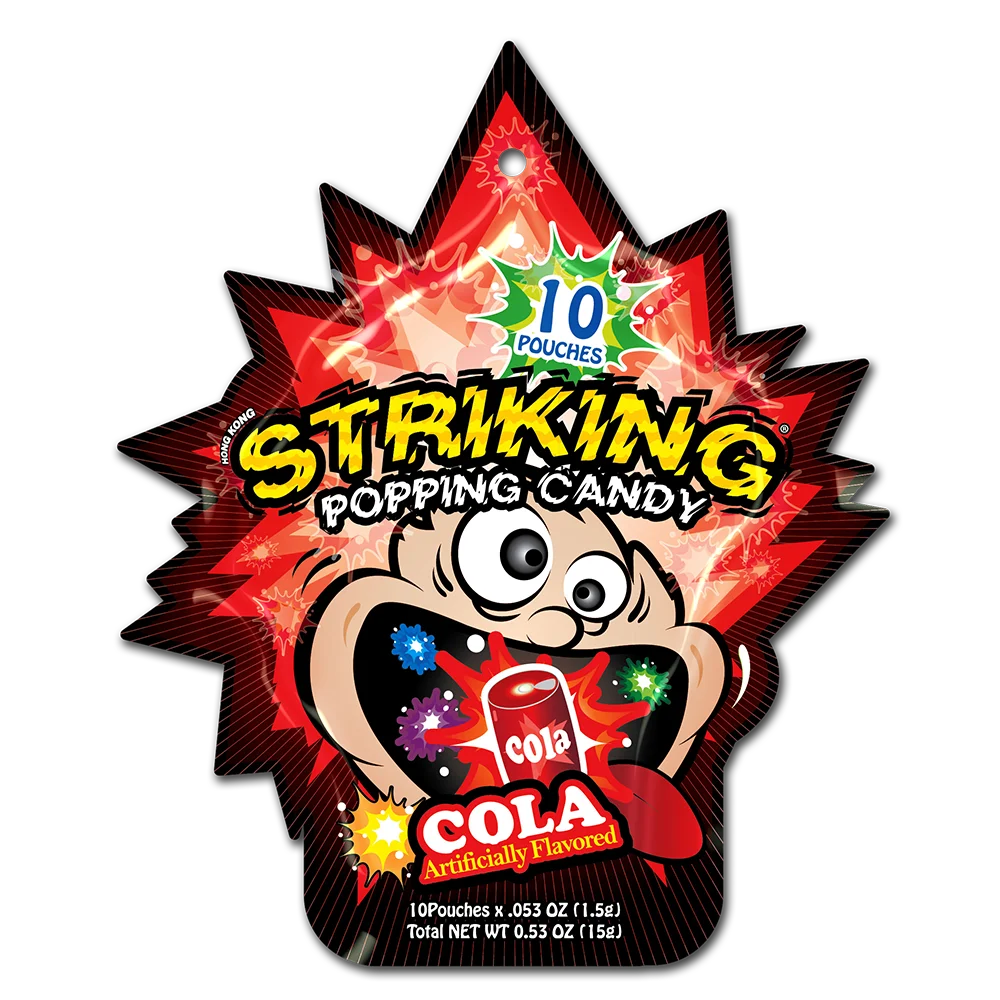 Striking Popping Candy Melon Flavor,30 Grams Soda Drink Flavor - Buy ...