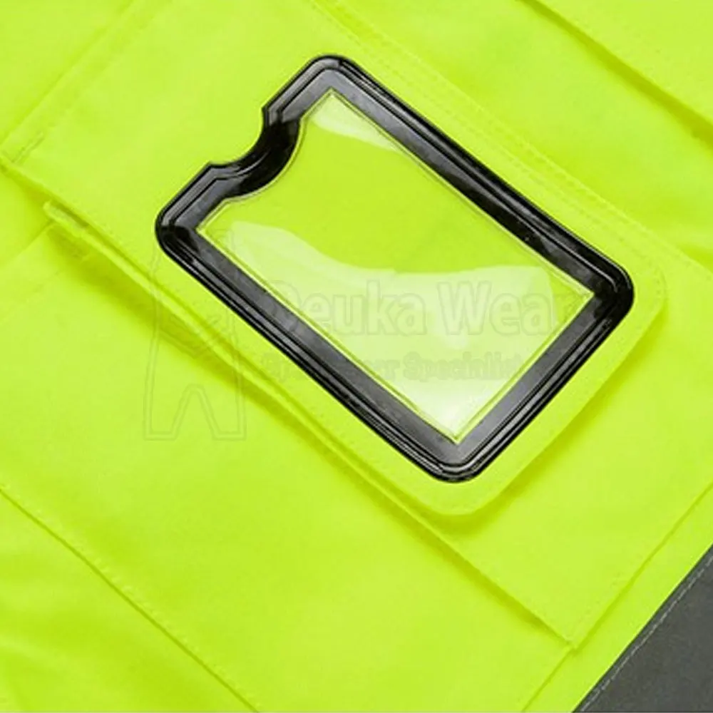 Reflective Work Wear Hi Vis Jacket Waterproof Safety Jacket Work ...