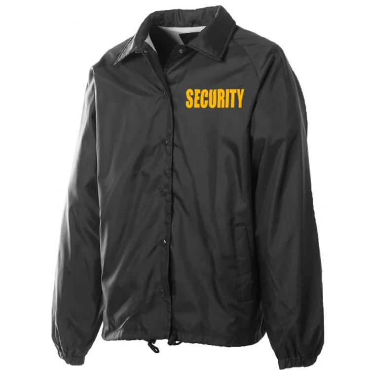 High Quality Windbreaker Security Bomber Jacket Men Warm Outwear ...
