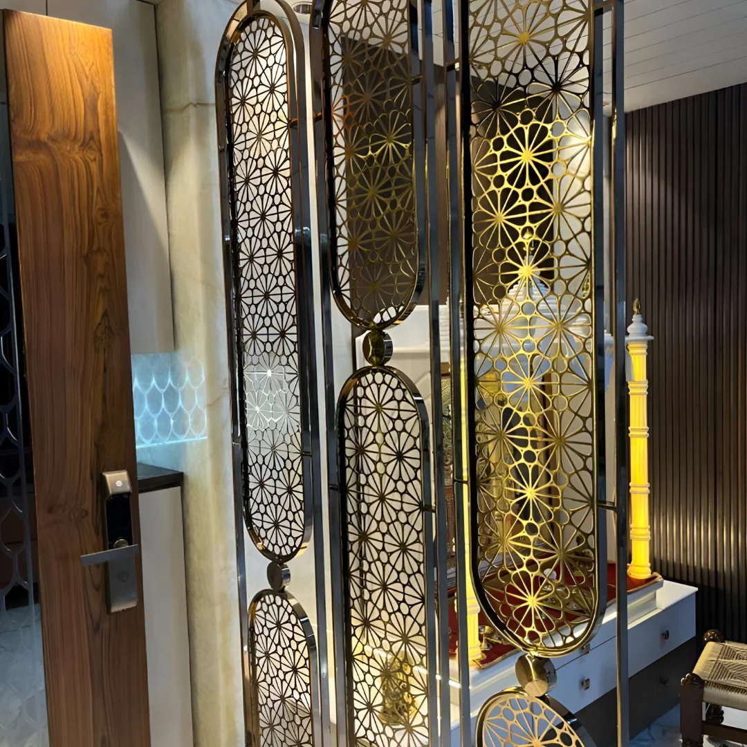 Modern Metal Partition Living Room Wall Divider Free Standing Low Price ...