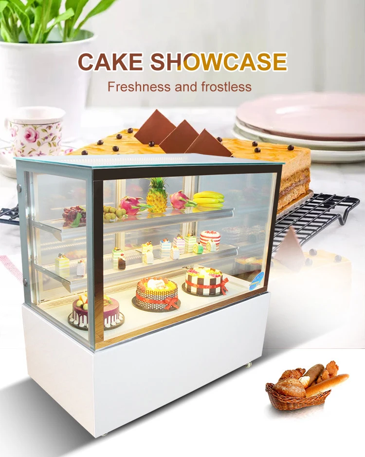 Commercial Bakery Freezer Showcase Upright Cake Chiller Fridge For ...