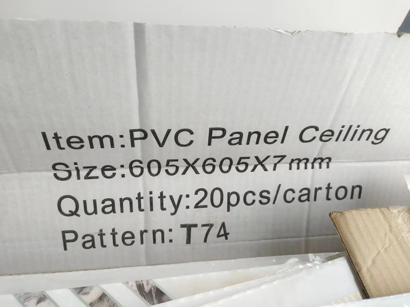 Cladded Ceiling Pvc Tiles Sheets Suspended Tiles Design For Shop Panels ...