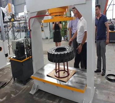Nadun's Versatile and Highly Efficient 200 Ton Mobile Tire Press ...