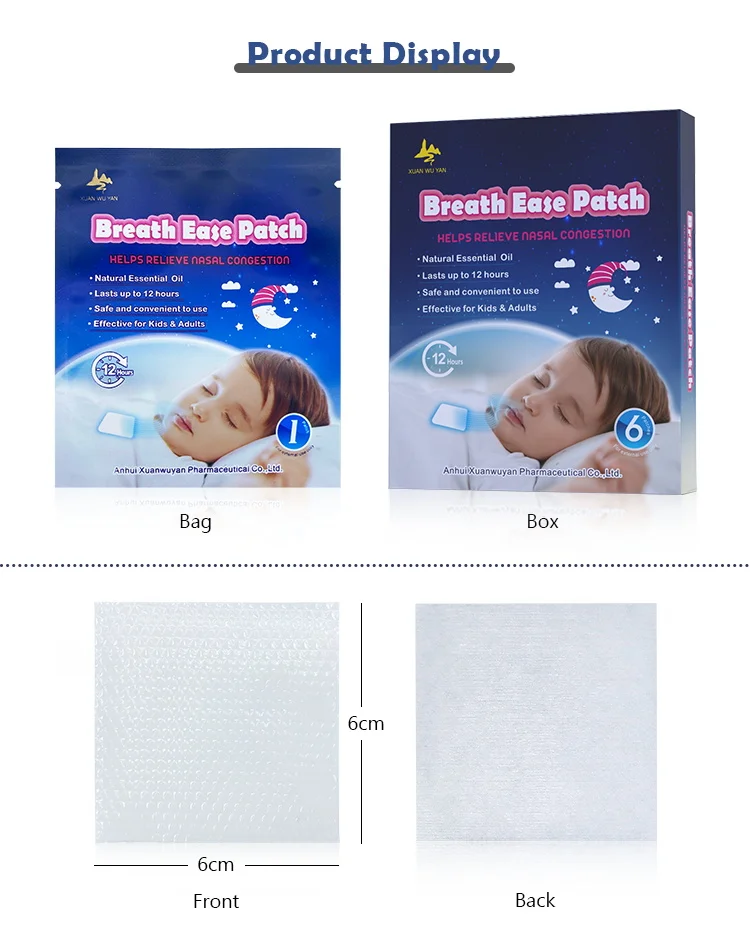 Breath Ease Patch - Relief for Nasal Congestion in Kids