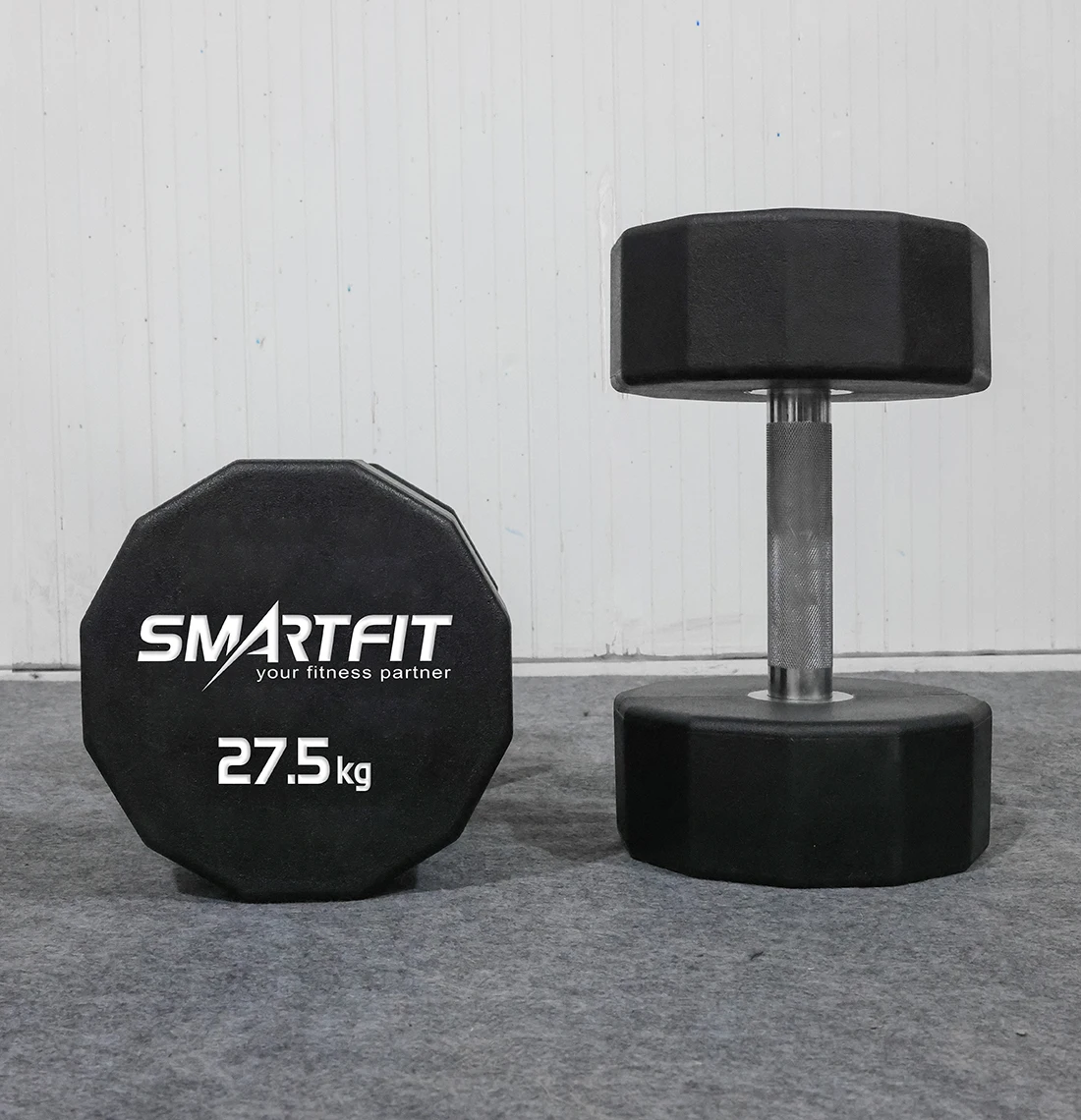 SMARTFIT Custom PU Urethane Dumbbells Set for Gym Kg Lbs