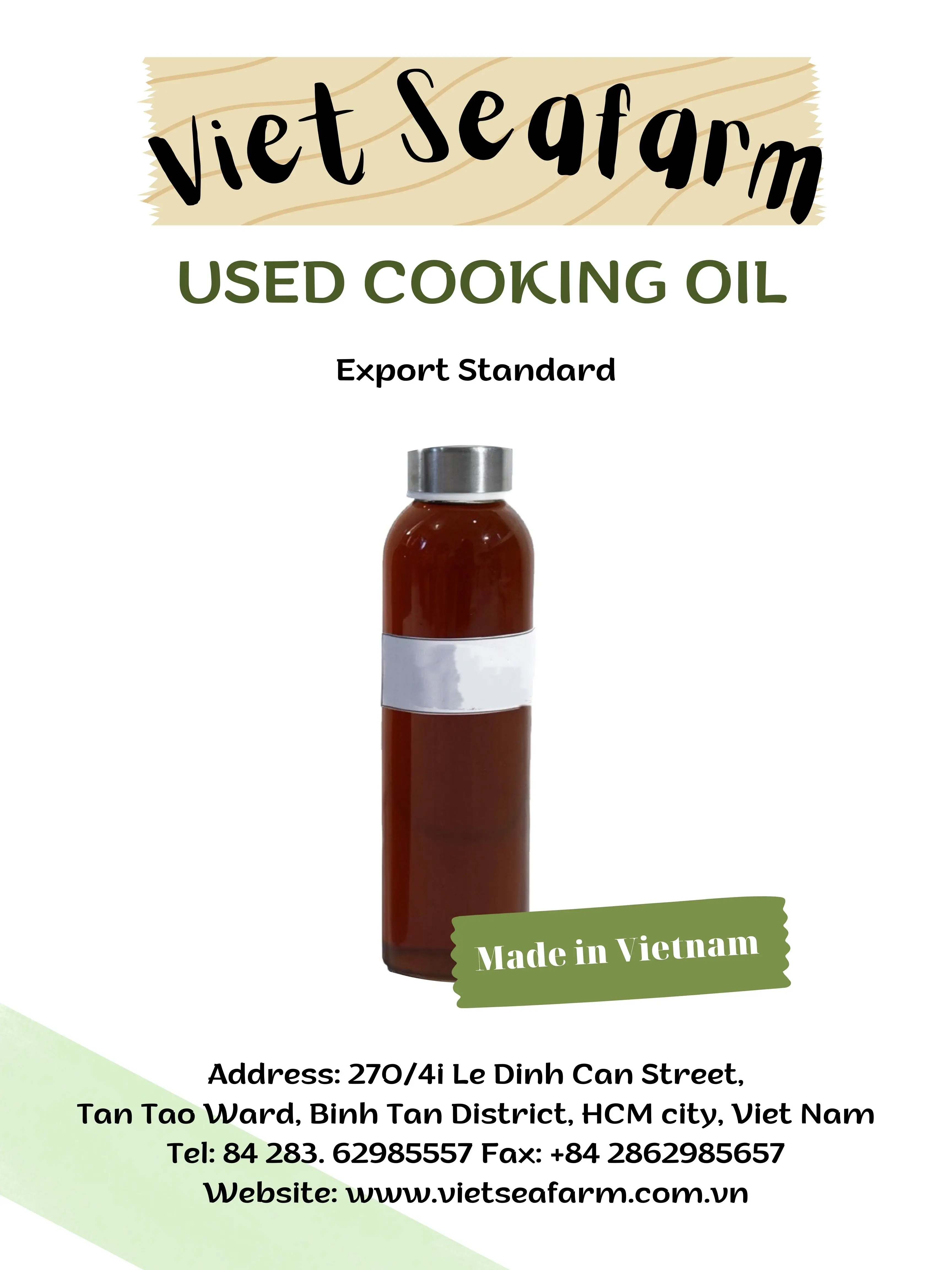 Wholesale Used Cooking Oil - High Quality Industrial Material