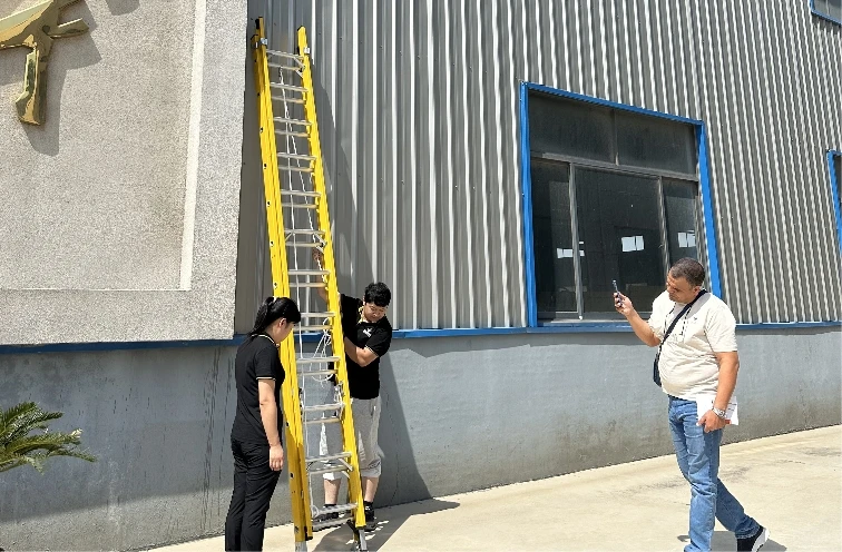 2023 FRP Extension Foldable Fiberglass Ladder Insulation Electric ...