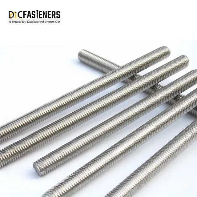 Din975 A2 Ss304 Stainless Steel 8mm 9mm Thread Rod - Buy Aluminum Acme Thread Rod Stud Threaded ...