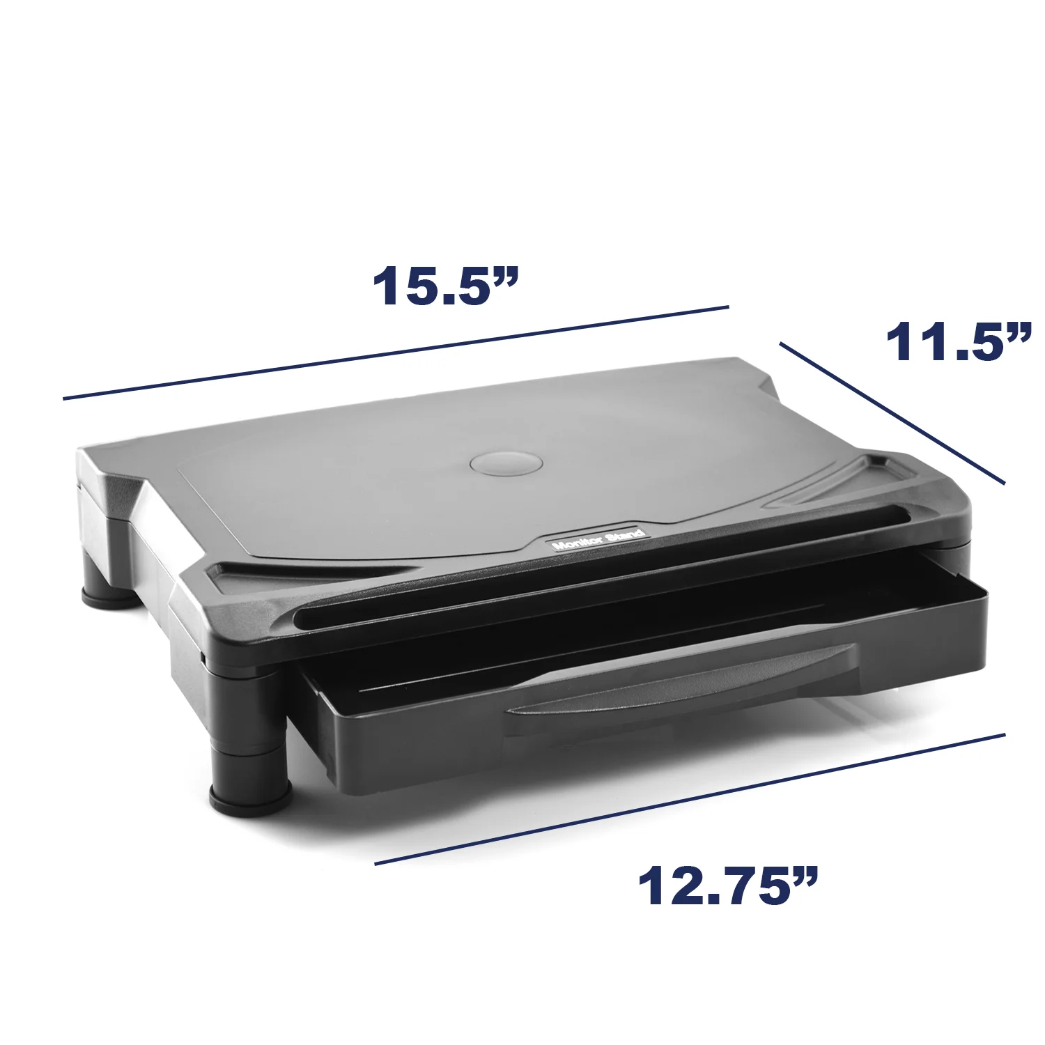 360 Rotating Computer Monitor Stand Riser With Storage Drawer - Buy ...