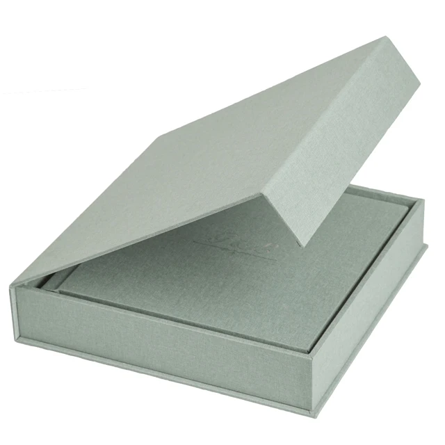 Linen Album Cover With Box Set Custom Logo Print For Photographer - Buy ...