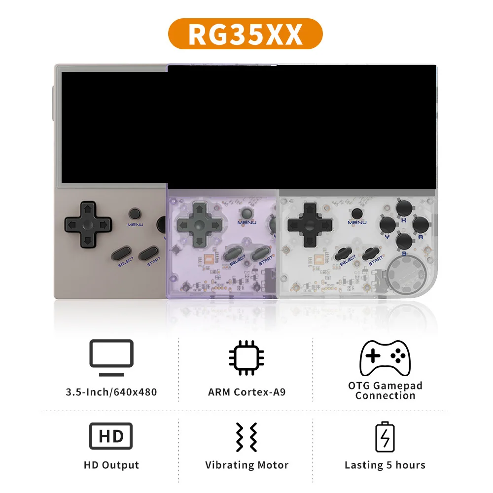 YANXI RG35XX Portable Retro Handheld Game Consoles - Linux System
