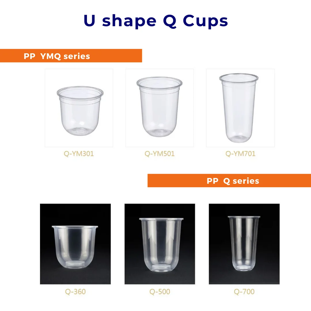 U Shape Plastic Cups For Dessert - Buy Plastic Cups For Dessert,Bubble ...