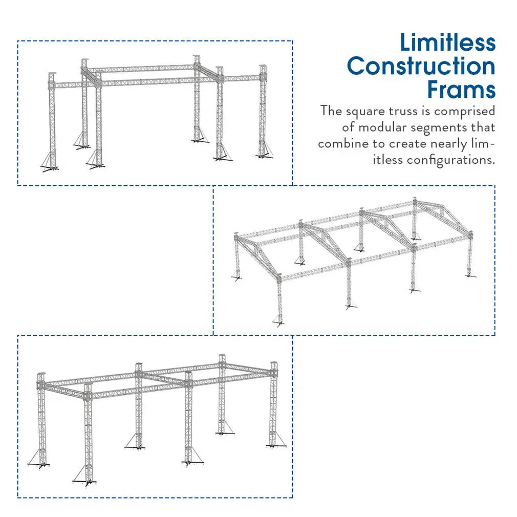 Aluminum Stage Lighting Roof Truss System Aluminum Roof Truss System ...