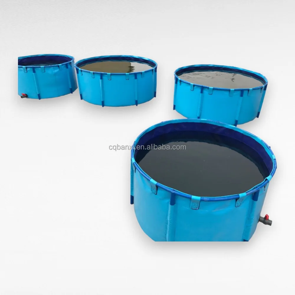 Fuushan PVC Fish Transport Tank 2000L Live Fish Truck with Round ...
