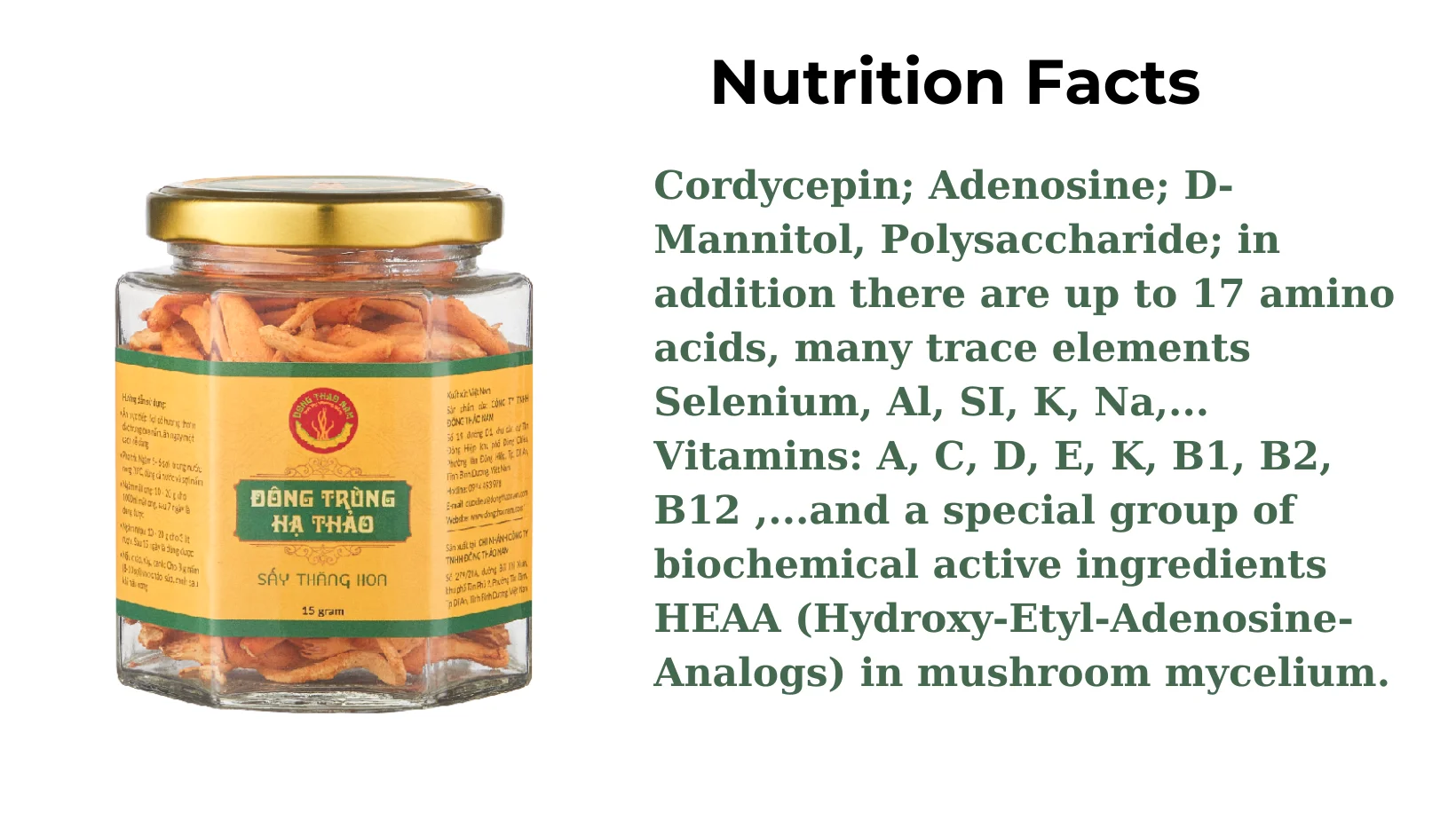 Organically Cultured Sublimation-dried Cordyceps To Help Improve The ...