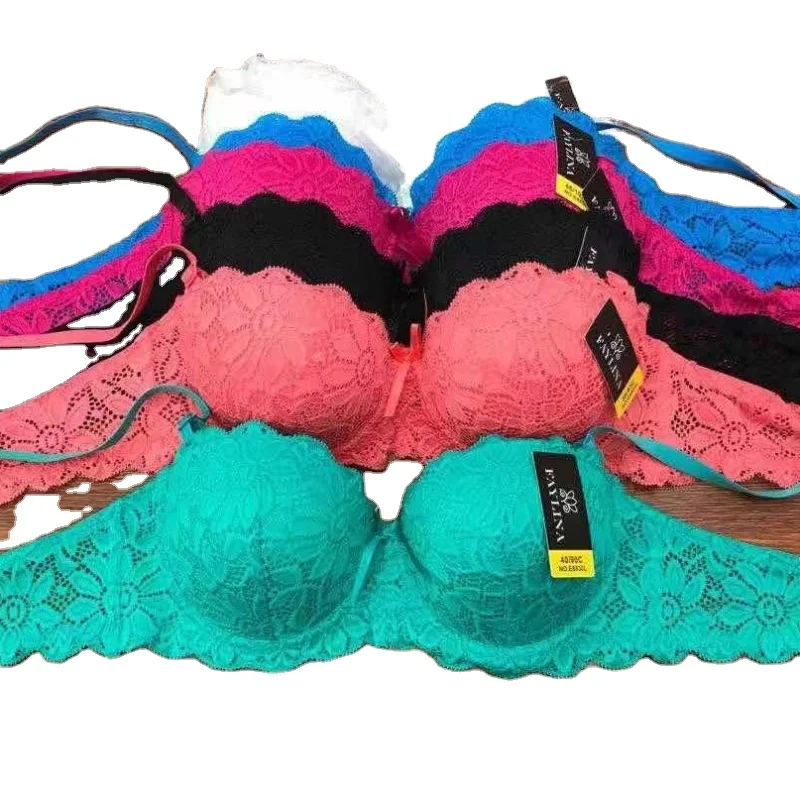 Stylish Letter Lace Big Size Woman Bra Thin Full Cup Lingerie C Plus ...