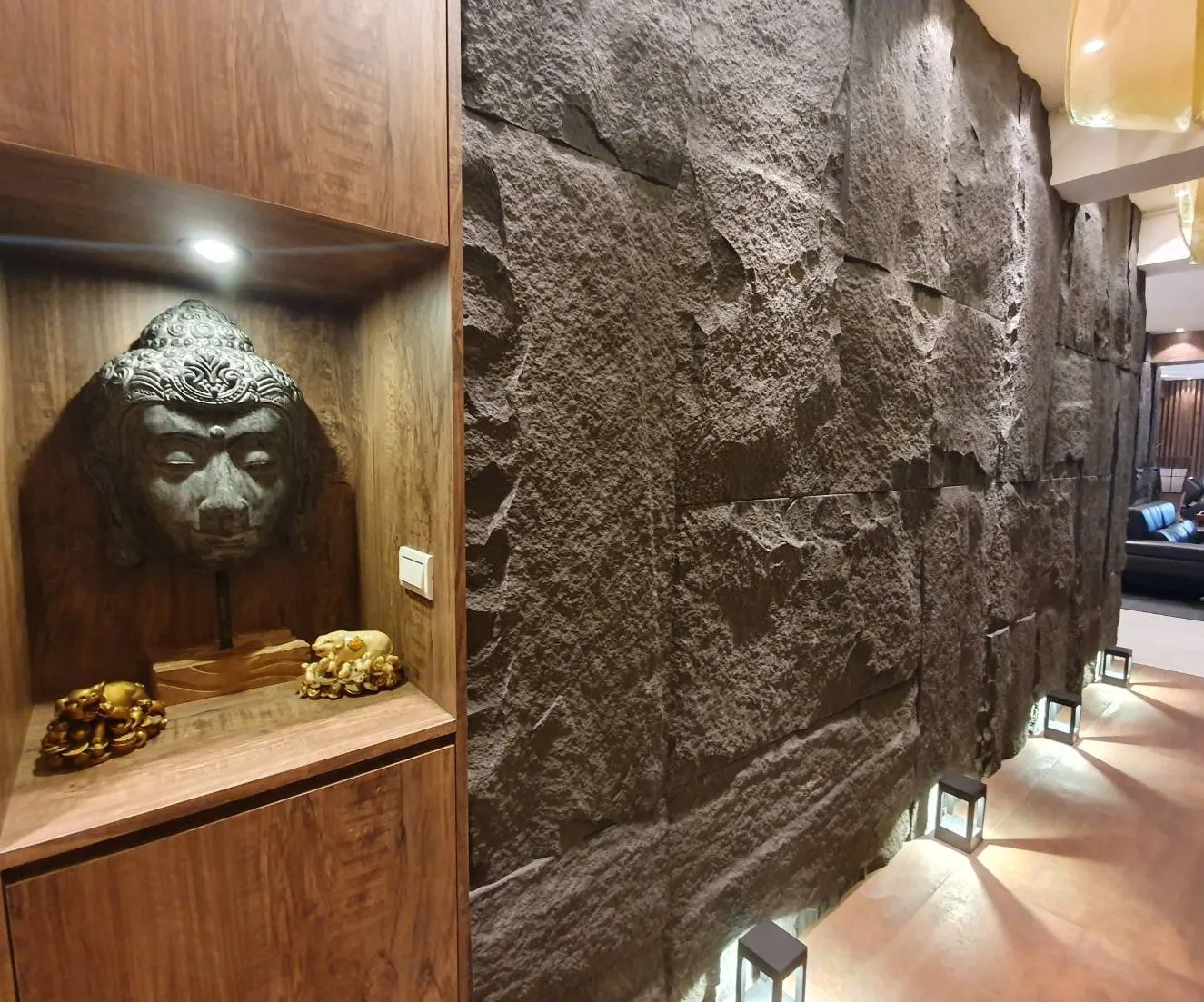 Easy Installation Artificial Polyurethane Pu Foam Stone - Buy Faux ...