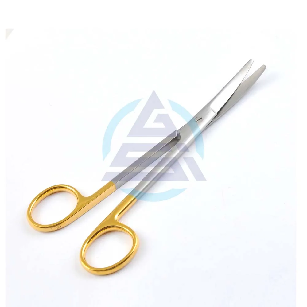 Surgical Tc-mayo Scissor Curved 17,0 Cm One Serrated Blade Bulk ...