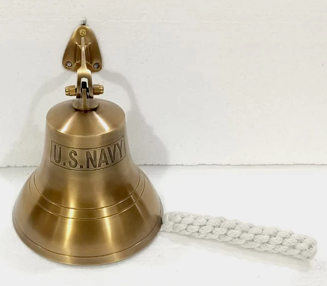 Brass Ship Bell Antique Finished BIG SALE Engraved Wall Decoration ...