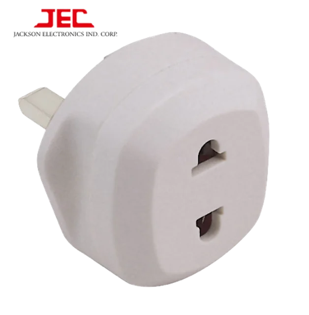 JEC Power US to EU AC Adapter with Standard Grounding Plug-In ...