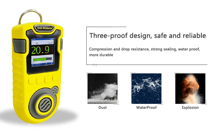 Colorful Display Portable Ammonia Gas Detector With Imported Nh3 Sensor - Buy Ammonia Gas Leak ...