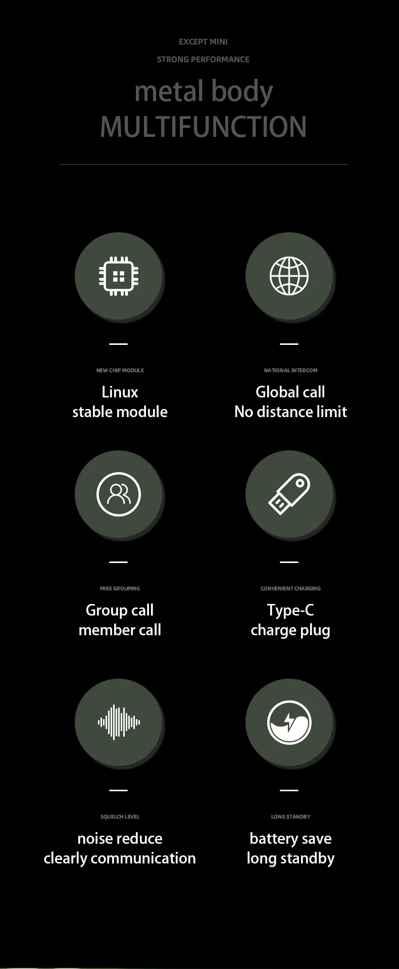 Rechargeable Long-distance Bidirectional Wireless Woki Tokike Handheld ...