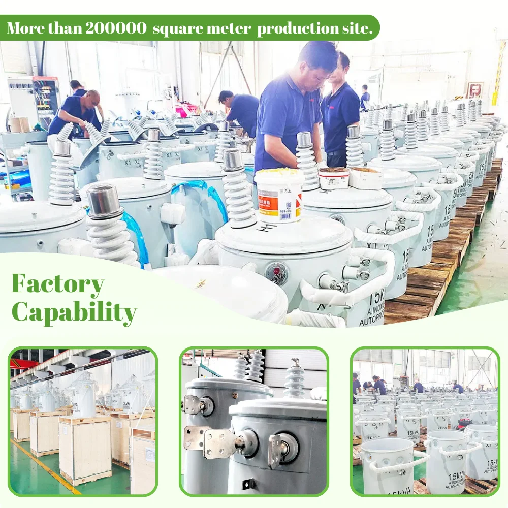 JZP D11 Single Phase 20kv Oil Immersed Transformer 63 KVA Step Down 50 ...