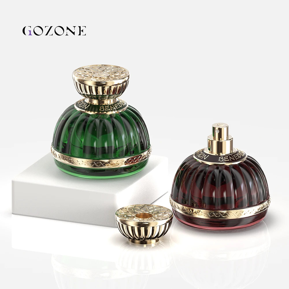 Square Classic Transparent Custom Empty Cologne Luxury Glass Perfume ...