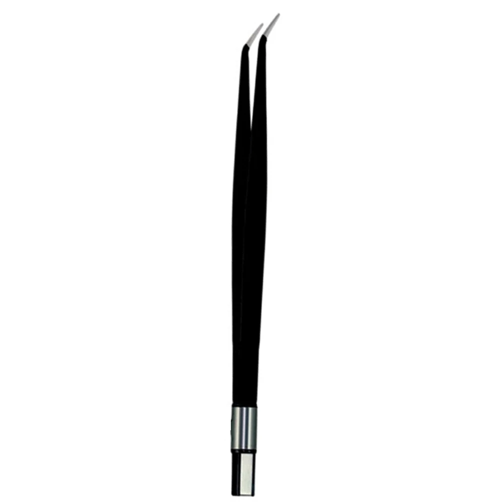 Curved Point Bipolar Forceps Electro Surgical Forceps Black Color High ...