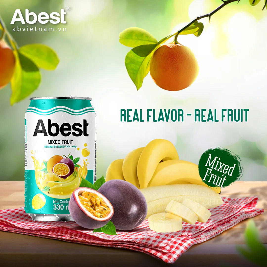 ABEST LYCHEE JUICE - Premium Canned Fruit Beverage