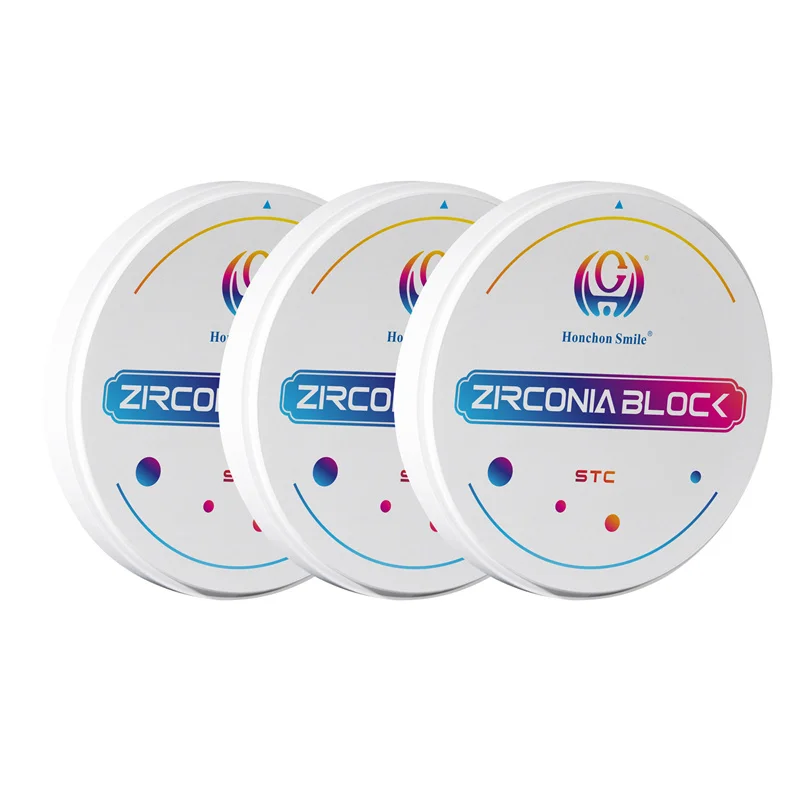 Honchon STC 1000Mpa 46% Translucency Dental Zircon Block Zirconia ...