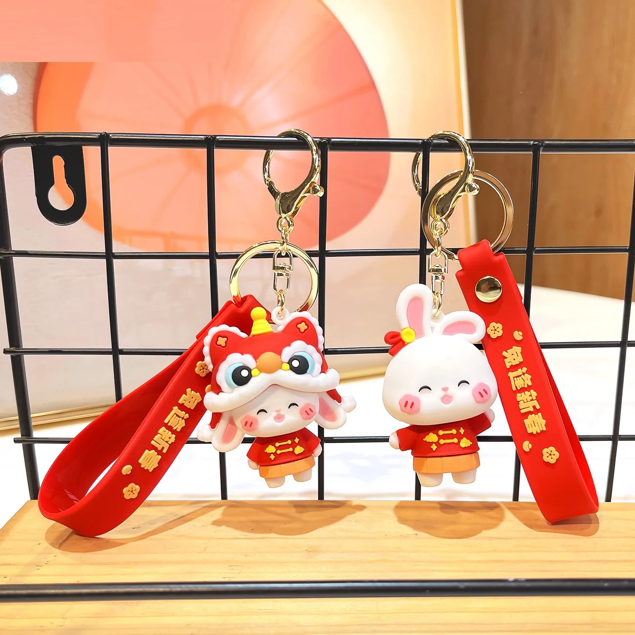 Custom 3d Animal Girl Cute Lovely Suger Milk Tea Chinese New Year Bunny ...