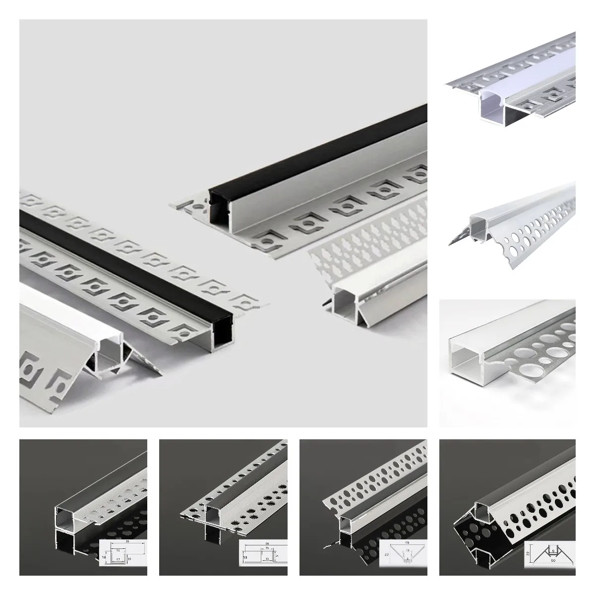 Gypsum Wall LED Strip Lighting - Flexible & Customizable