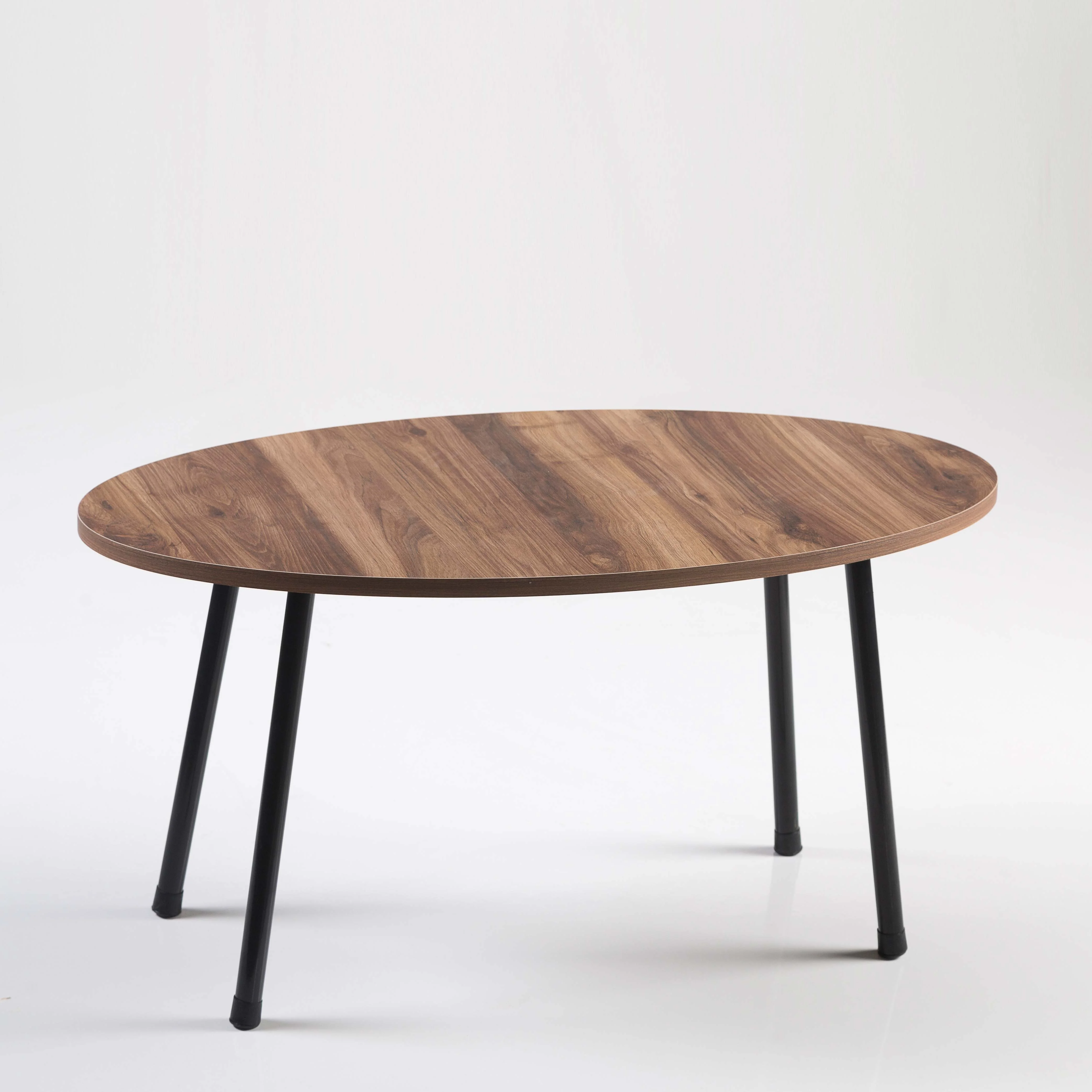 Furnaturedesign Oval Shaped Coffee Table Livingroom Metal Leg Coffee ...