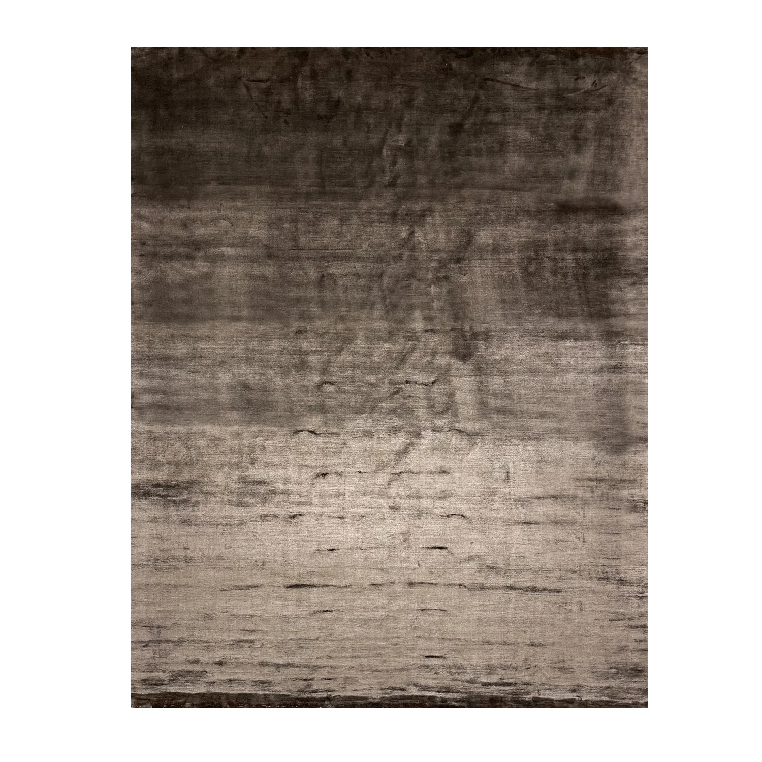 Hand Loom Viscose Carpet - Modern Rectangle Shaped Rug