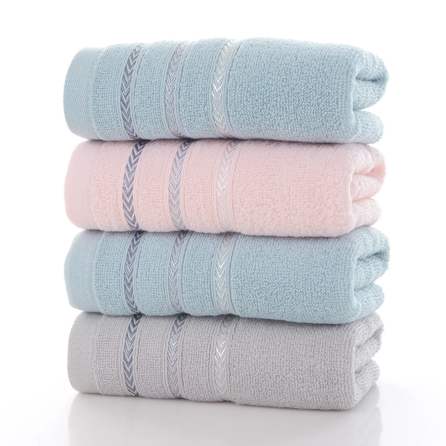 Luxury Soft Super Absorbent Bath Towel Set - 100% Cotton